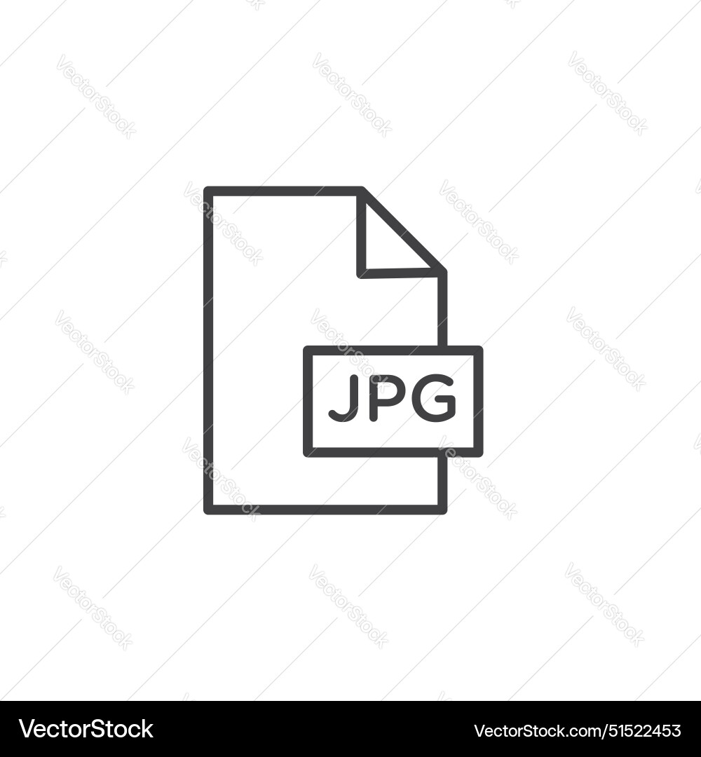 Jpg icon Royalty Free Vector Image - VectorStock