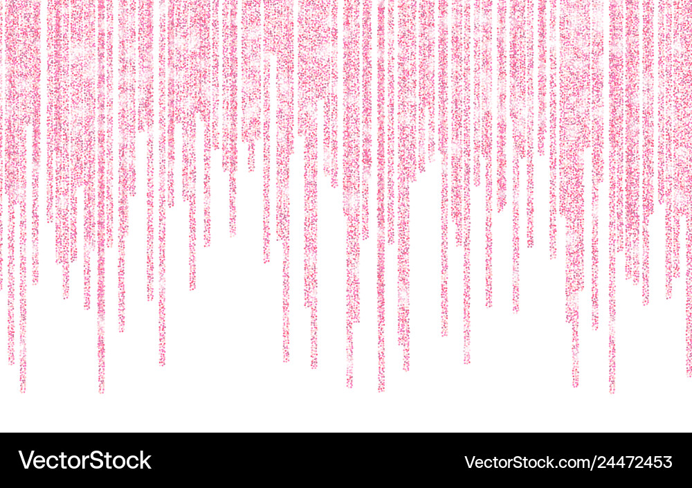 Pink glitter sparkle on a transparent background Vector Image