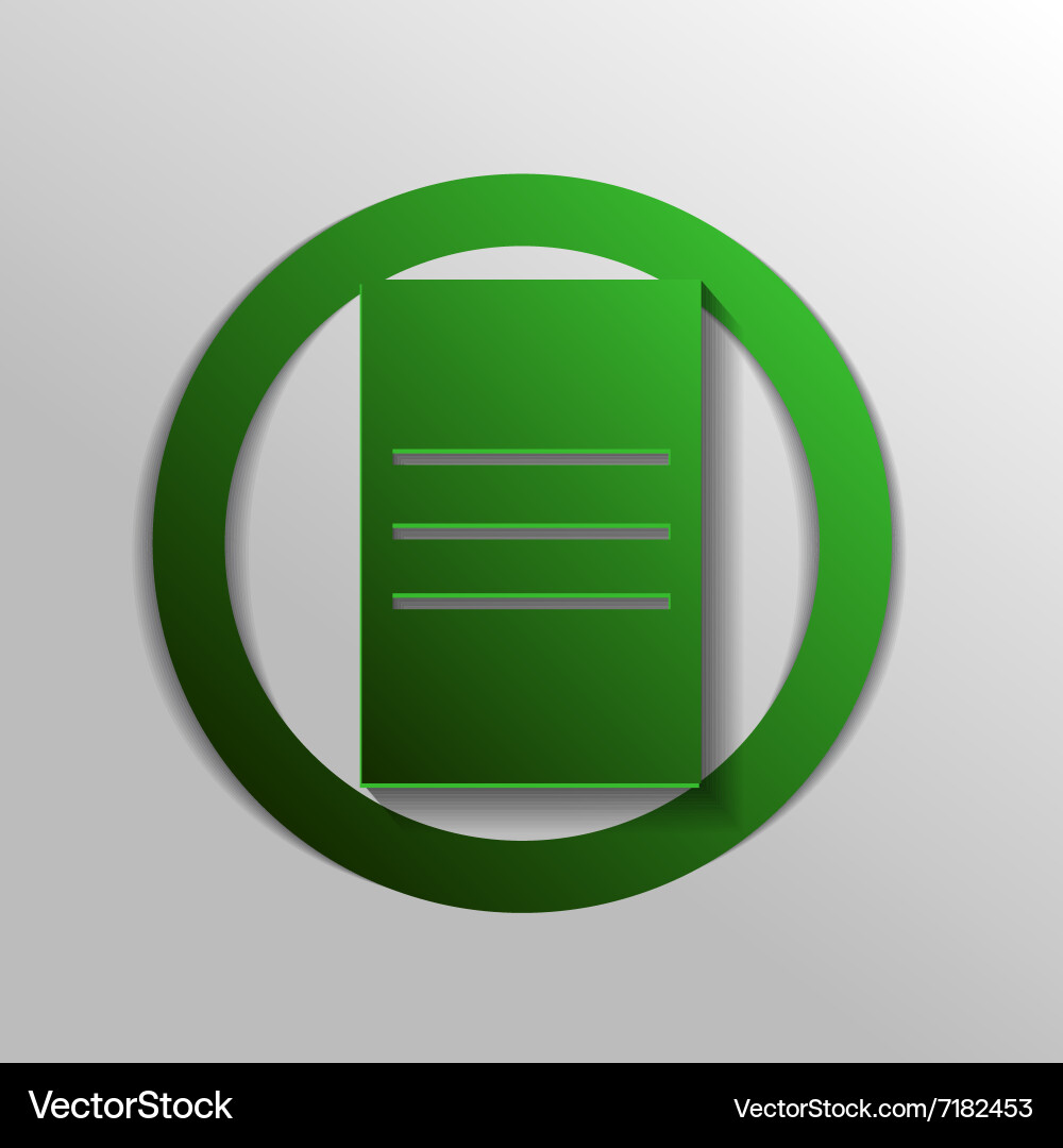 Sheet of paper Royalty Free Vector Image - VectorStock