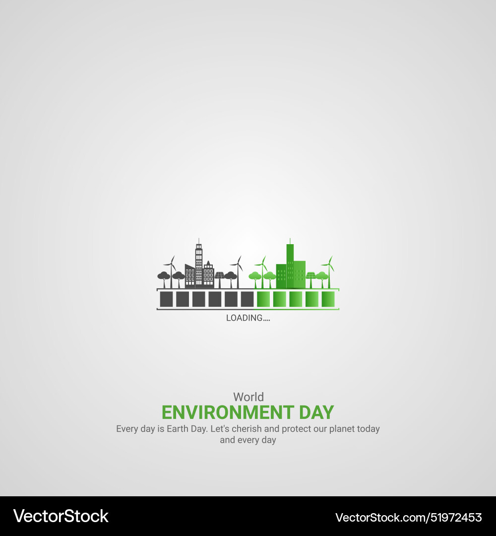 World environment day Royalty Free Vector Image