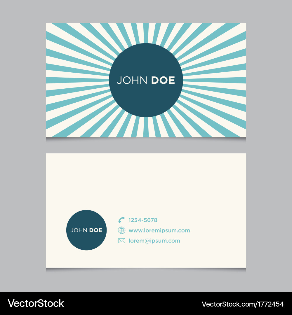Business card pattern blue 04 Royalty Free Vector Image
