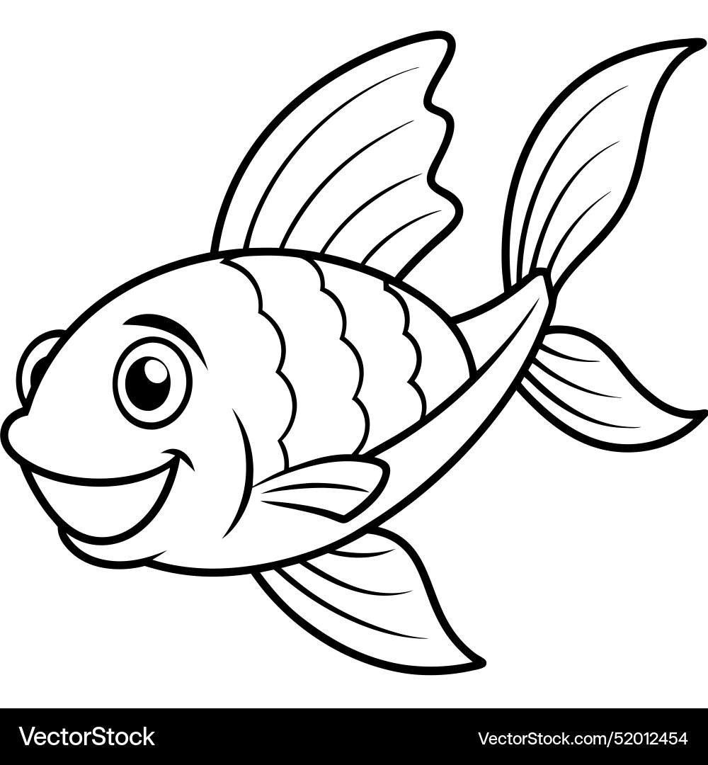 Flying fish smiles icon Royalty Free Vector Image