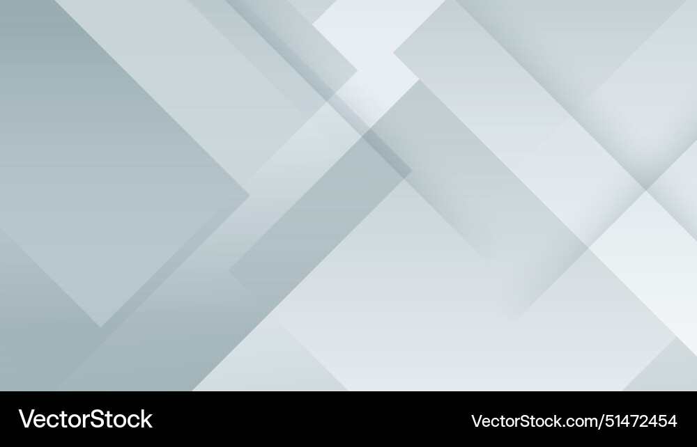 White abstract geometric shapes background Vector Image