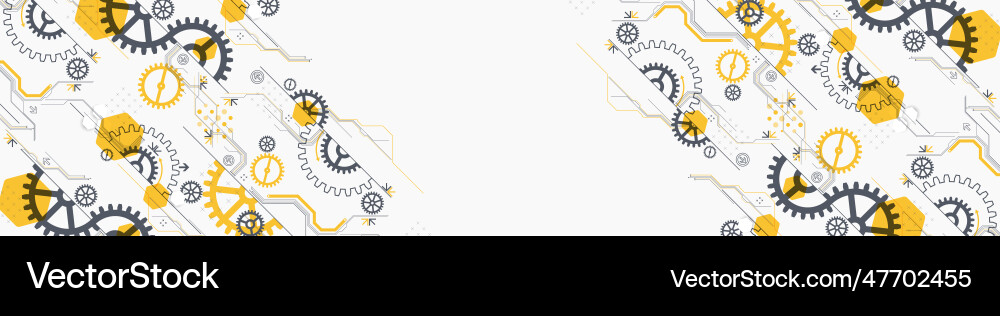 Abstrakte Technologie Hintergrundzahnräder Kunst Thema