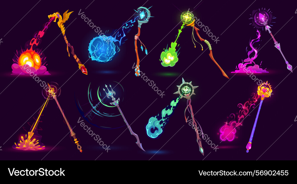 Staff Magic Scepter Vector Images (over 950)