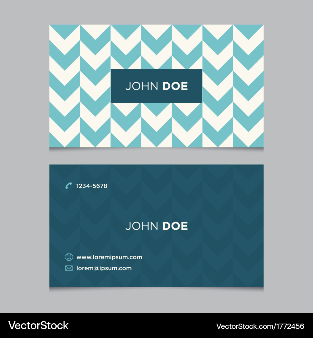 Business card pattern blue 06 Royalty Free Vector Image
