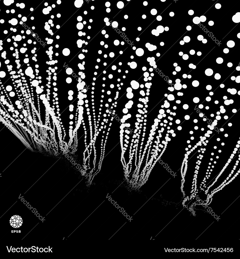 Point flow design template abstract Royalty Free Vector