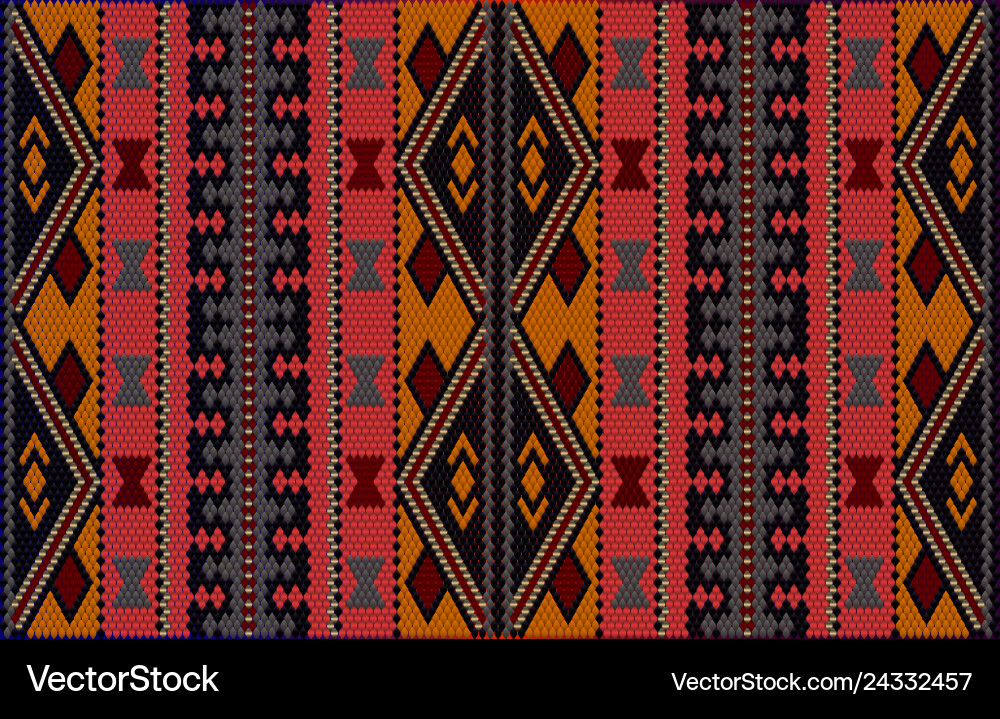 Al Sadu Weaving - Kuwaiti Carpet Royalty Free Vector Image