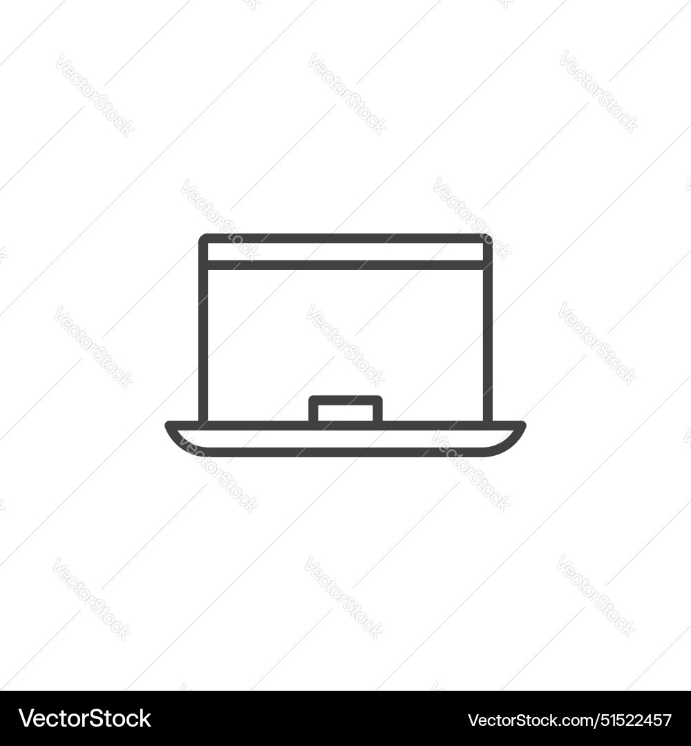 Laptop icon Royalty Free Vector Image - VectorStock