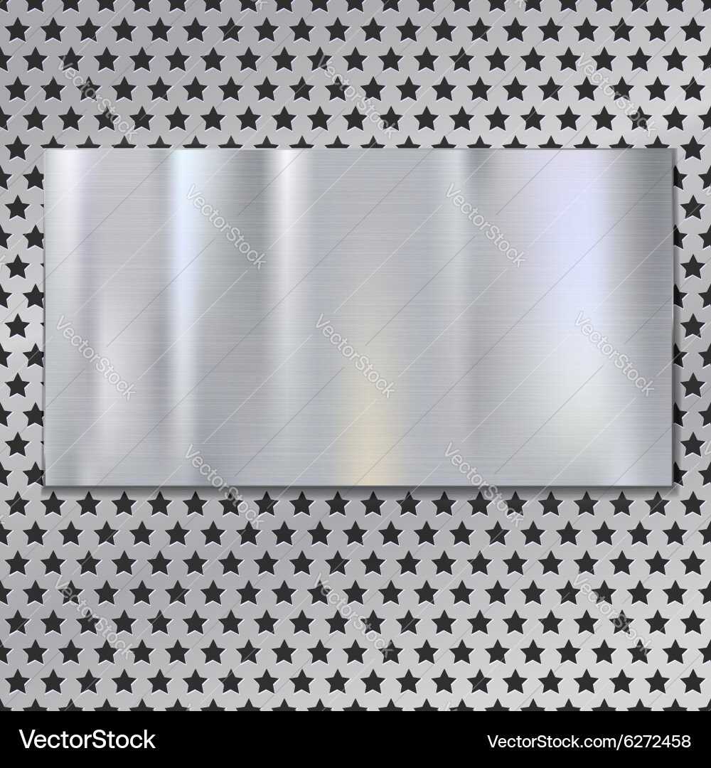 Metal Grate Texture Plate Royalty Free Vector Image