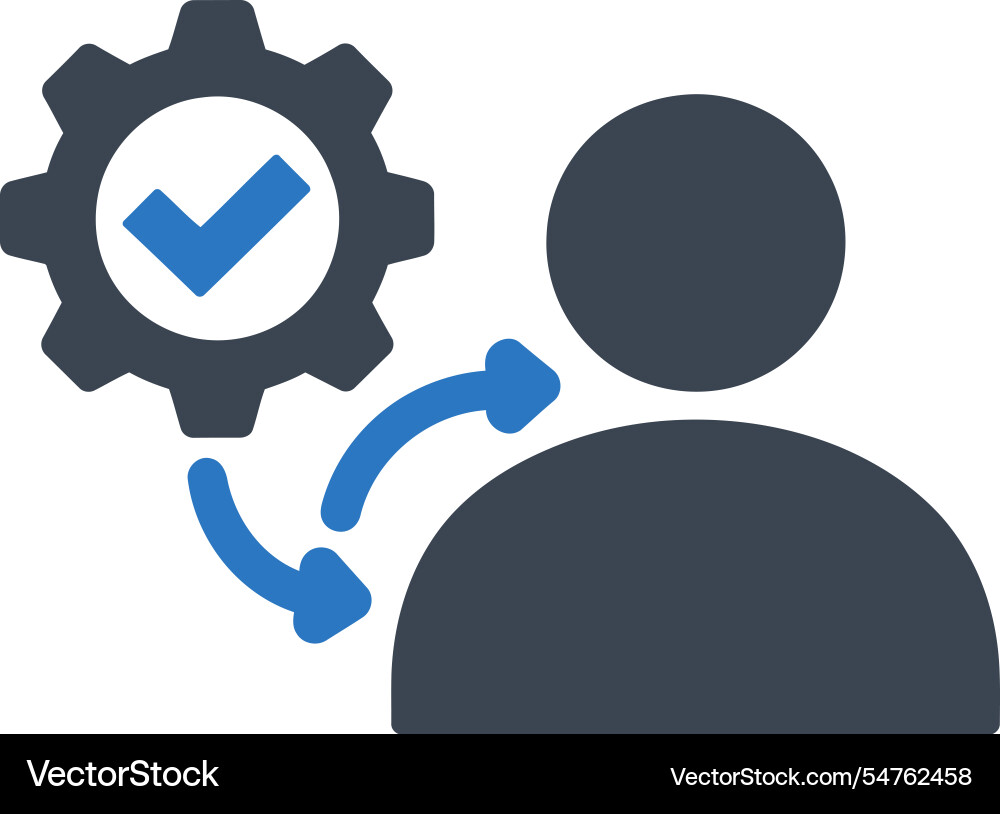 Process check icon Royalty Free Vector Image - VectorStock