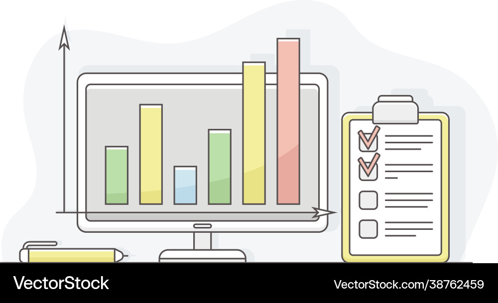 Business process and corporate service management Vector Image