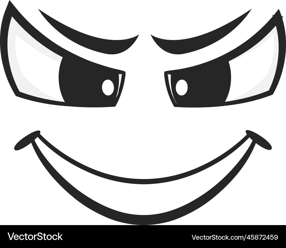 Mischievous Grin Clipart