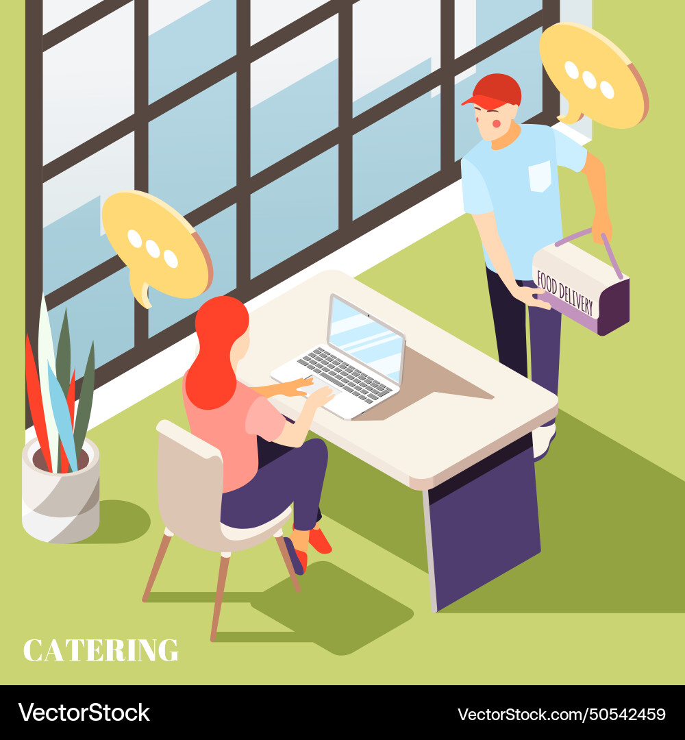 Food delivery background Royalty Free Vector Image