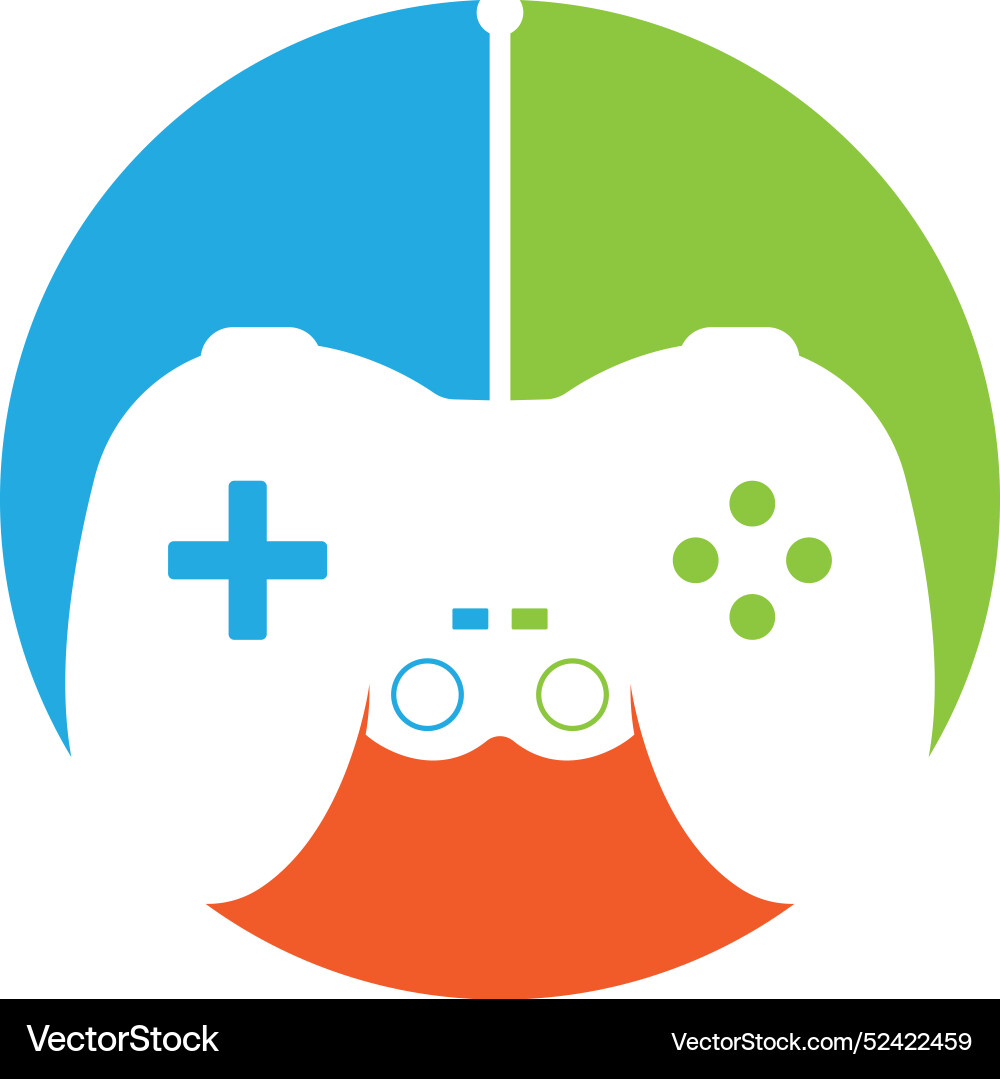 Joystick logo Royalty Free Vector Image - VectorStock