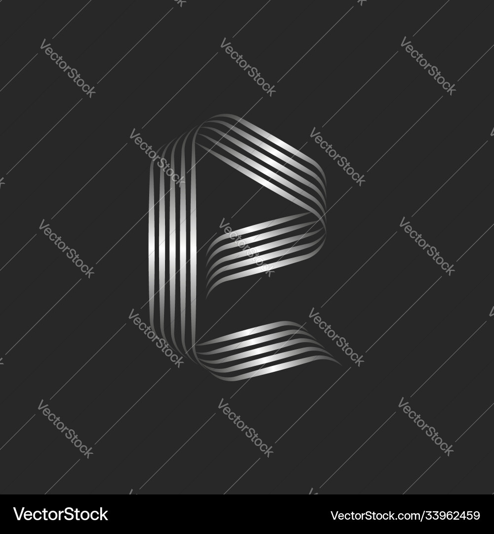 Small letter e logo monogram minimal style Vector Image