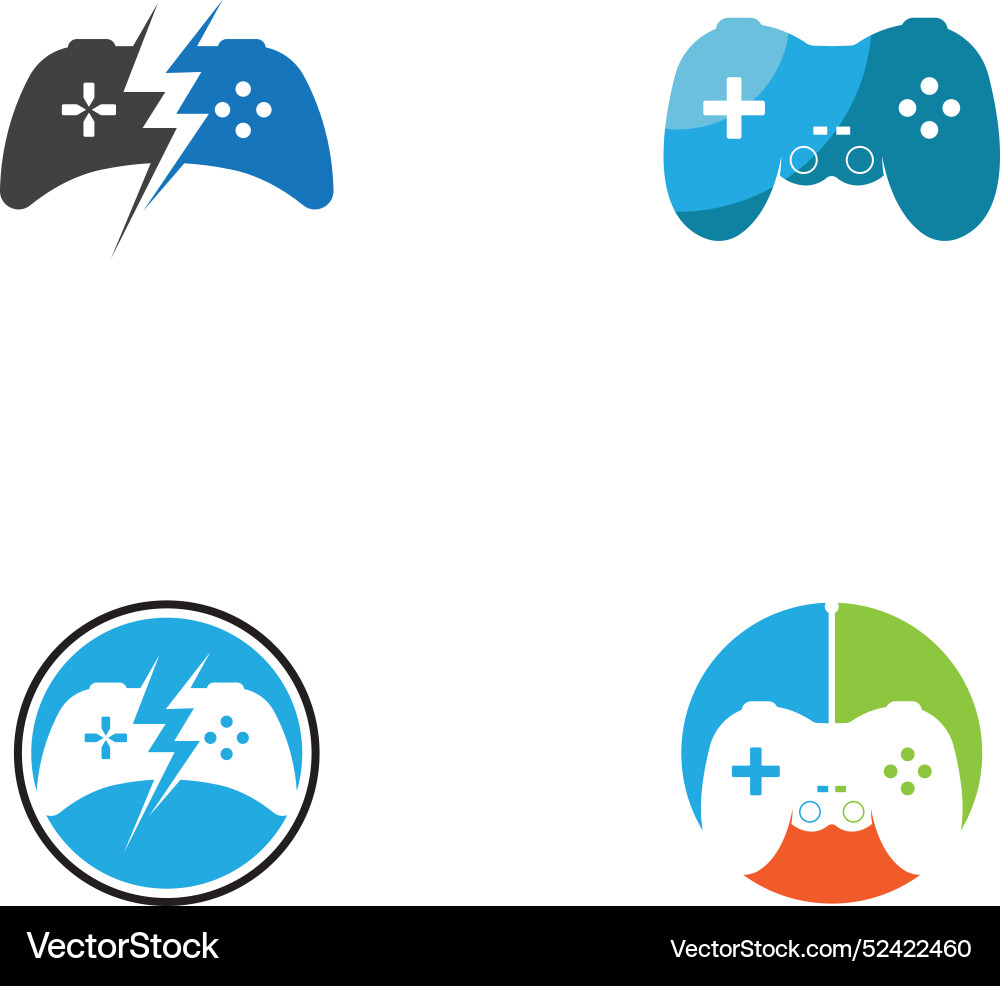 Joystick logo Royalty Free Vector Image - VectorStock