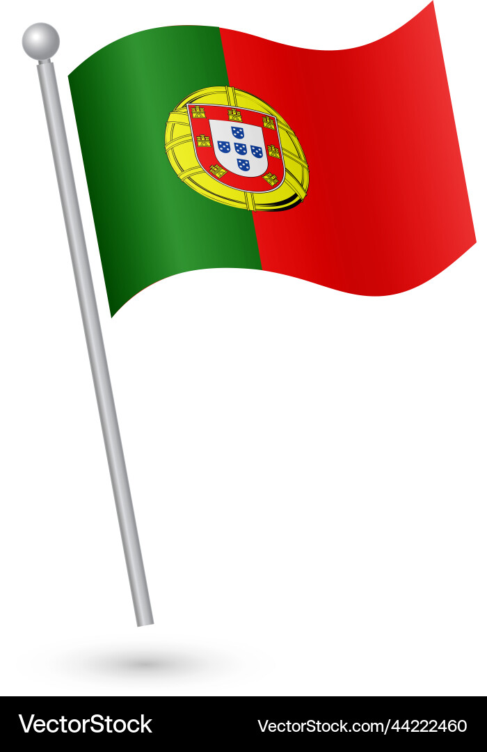 Portugal national flag Royalty Free Vector Image