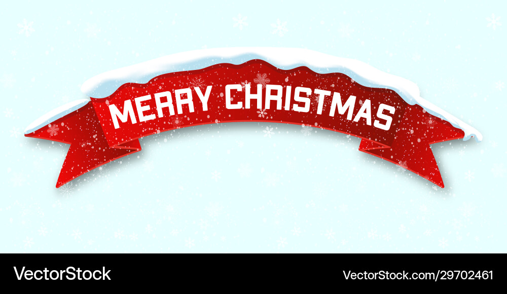 Christmas greeting card merry lettering Royalty Free Vector