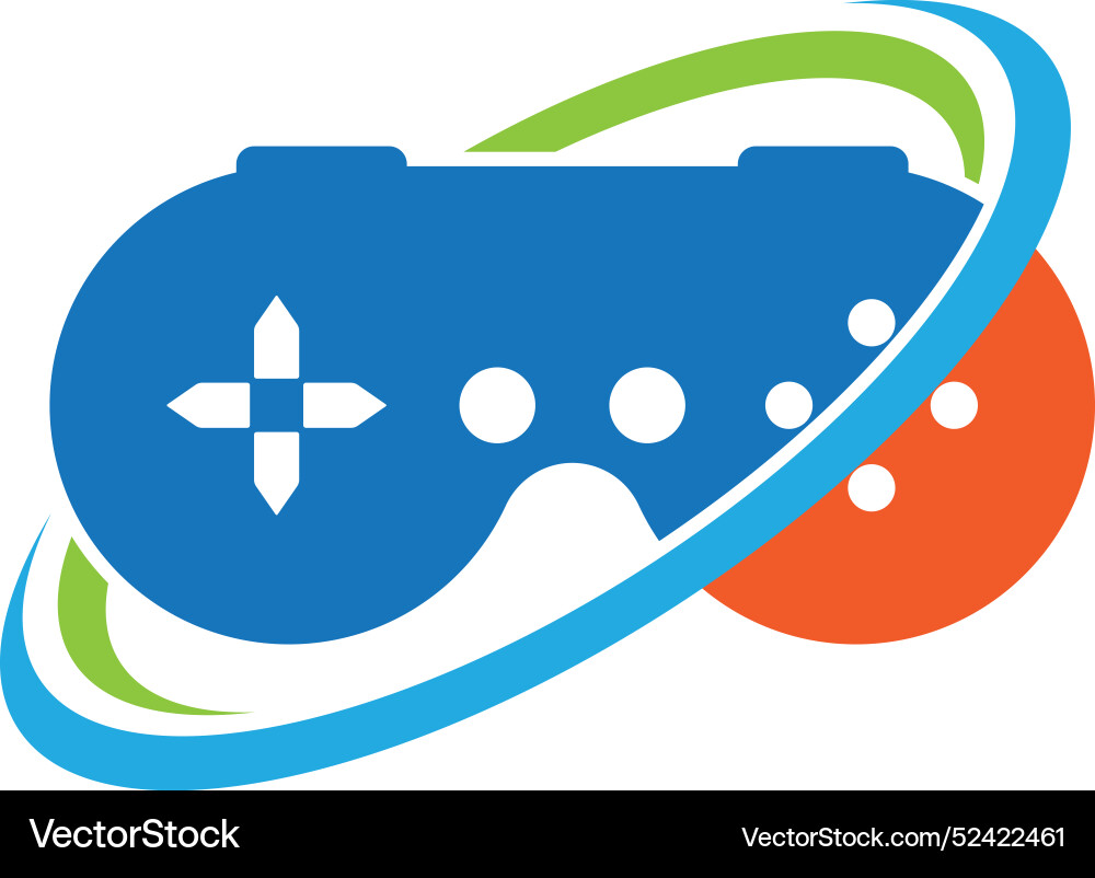 Joystick logo Royalty Free Vector Image - VectorStock