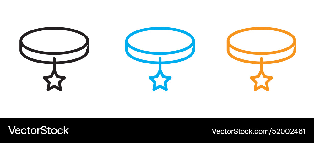 Pet collar icon for animal safety Royalty Free Vector Image