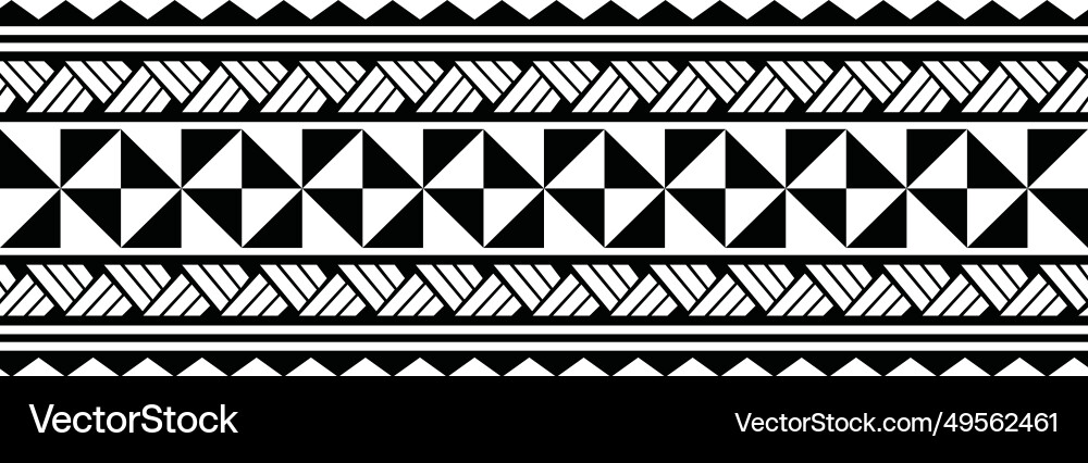 Polynesian Tribal Patterns Royalty Free Vector Image