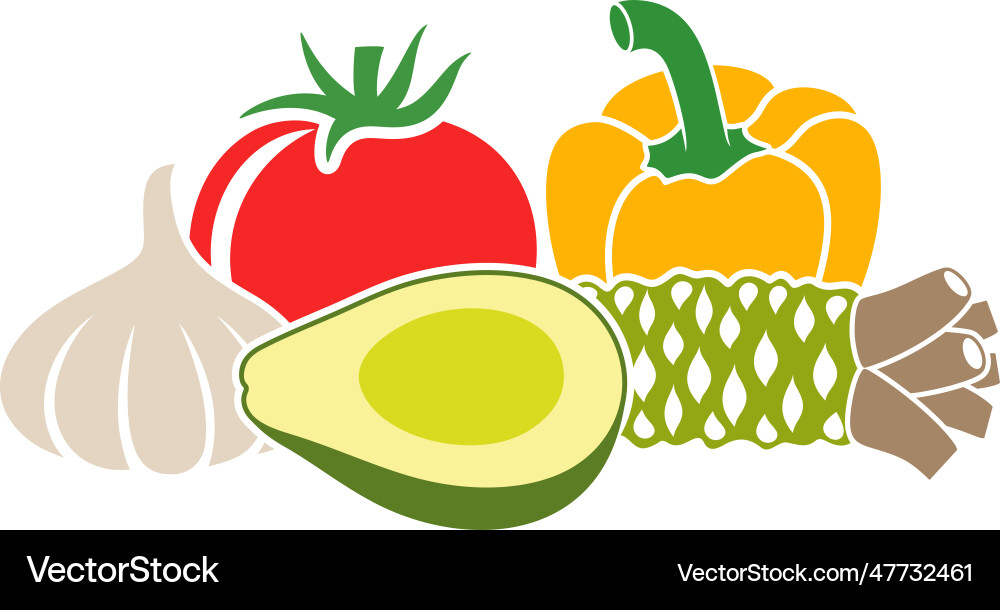Vegetable Royalty Free Vector Image - VectorStock