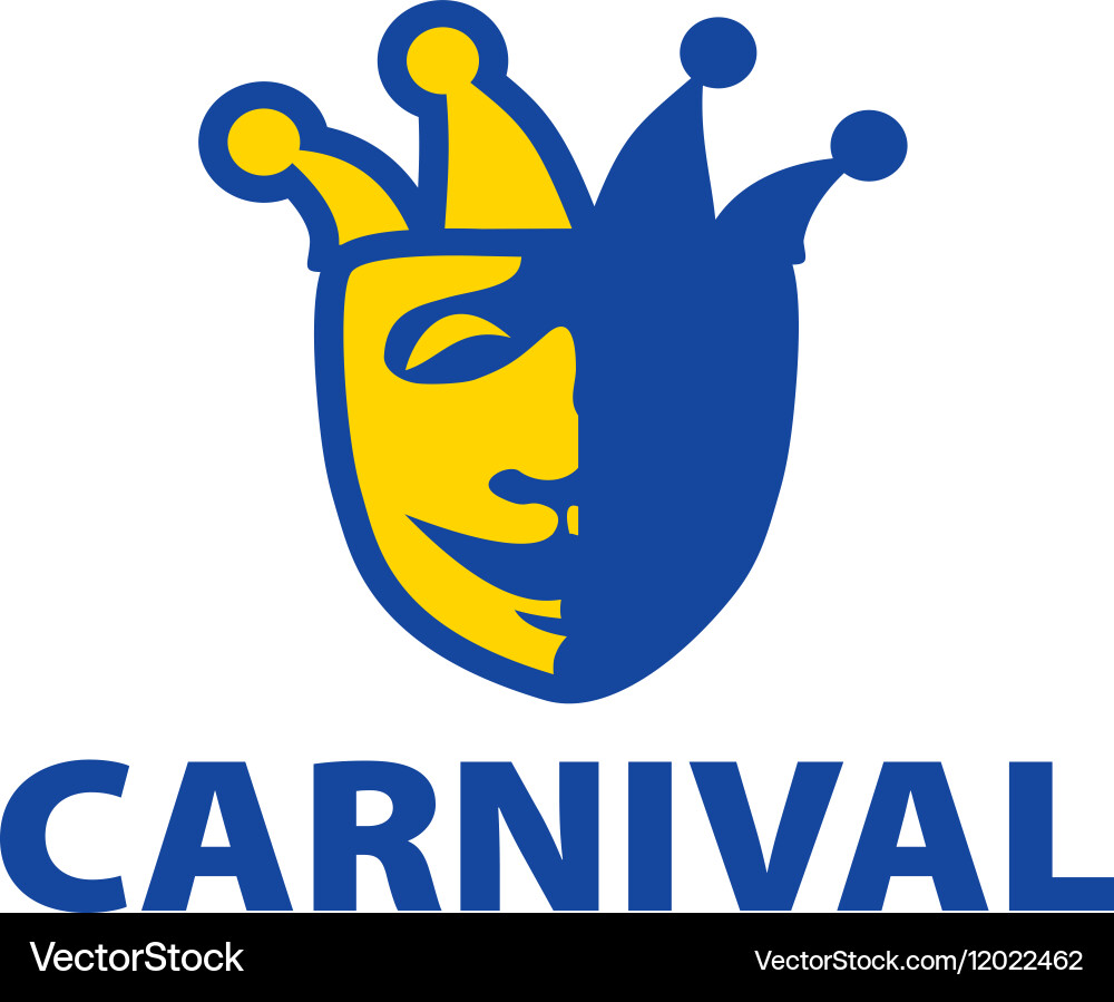 Logo Karneval Lizenzfreies Vektorbild - VectorStock