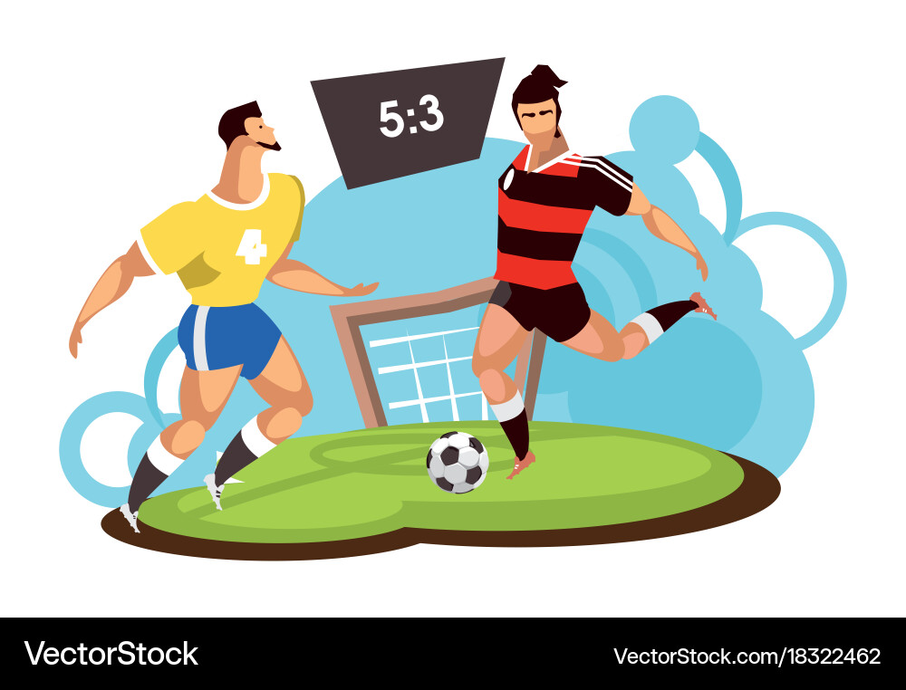Soccer player Royalty Free Vector Image - VectorStock