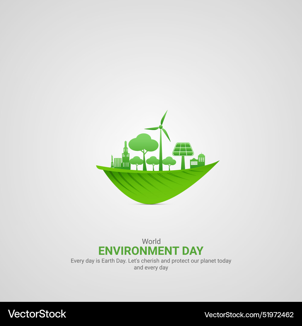 World environment day Royalty Free Vector Image