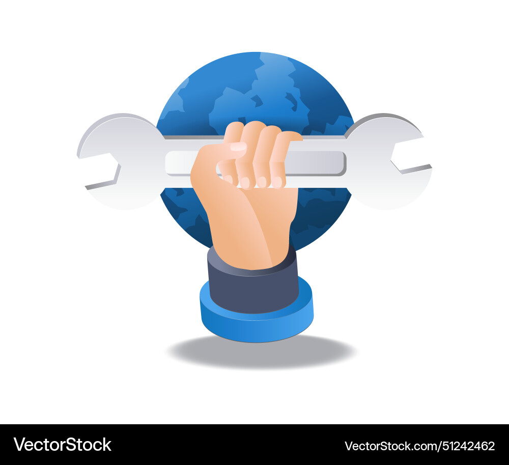 World of maintenance technicians infographics Vector Image