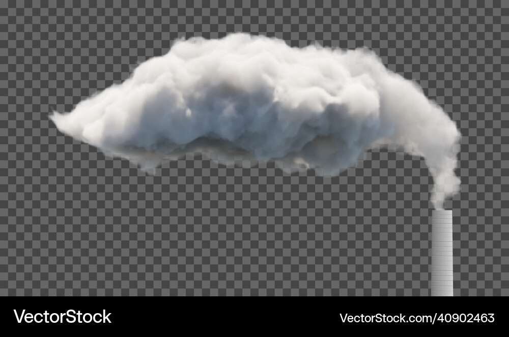 Clouds of dirty smog or steam Royalty Free Vector Image