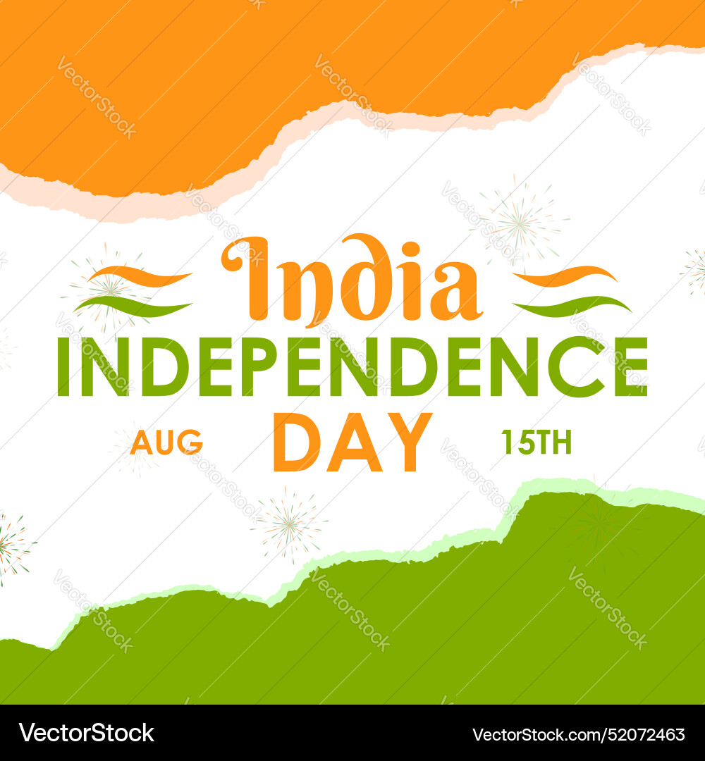 Happy independence day Royalty Free Vector Image