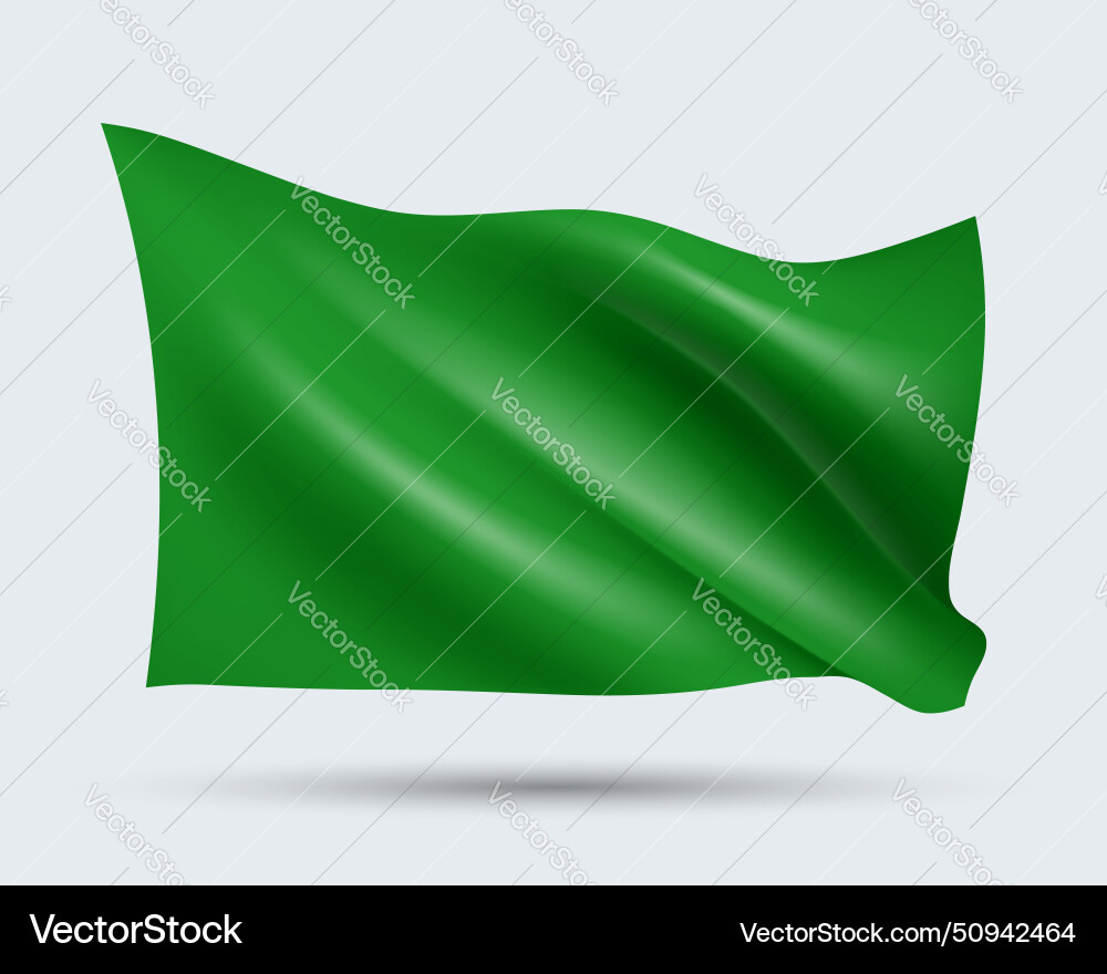 Green flag template Royalty Free Vector Image - VectorStock