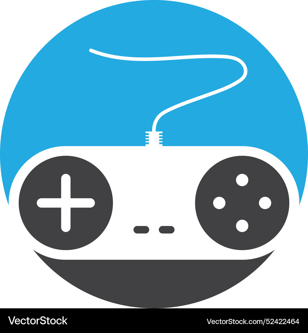 Joystick logo Royalty Free Vector Image - VectorStock