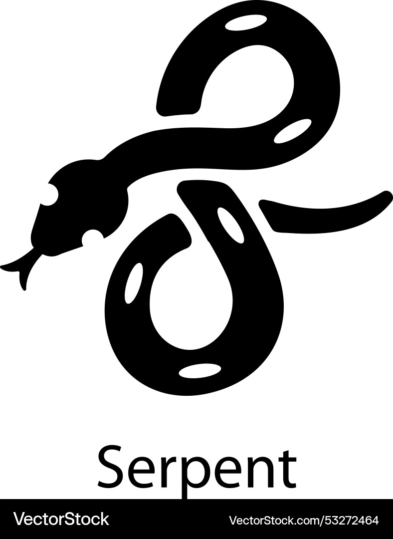 Serpent Royalty Free Vector Image - VectorStock