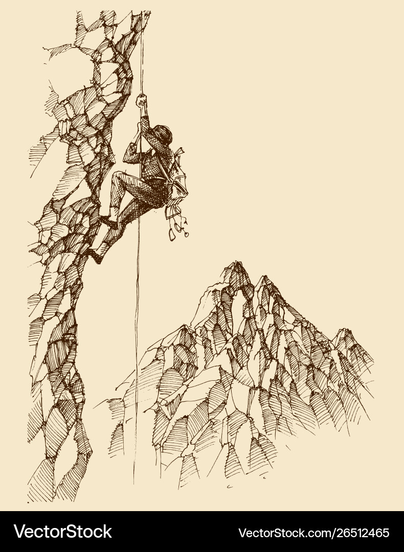 Mountain Climbing Images Drawing - Infoupdate.org