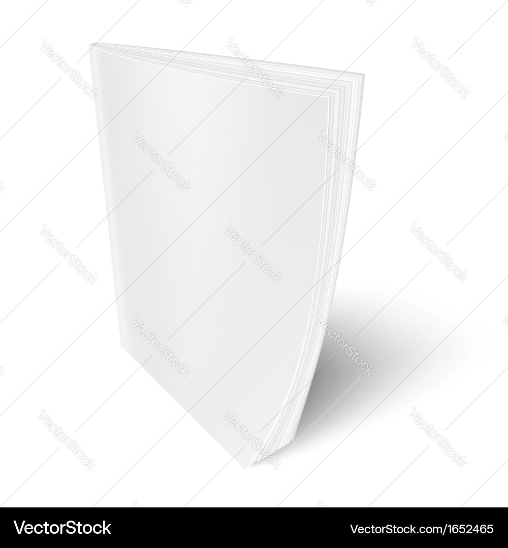Vertical Magazine Template Royalty Free Vector Image