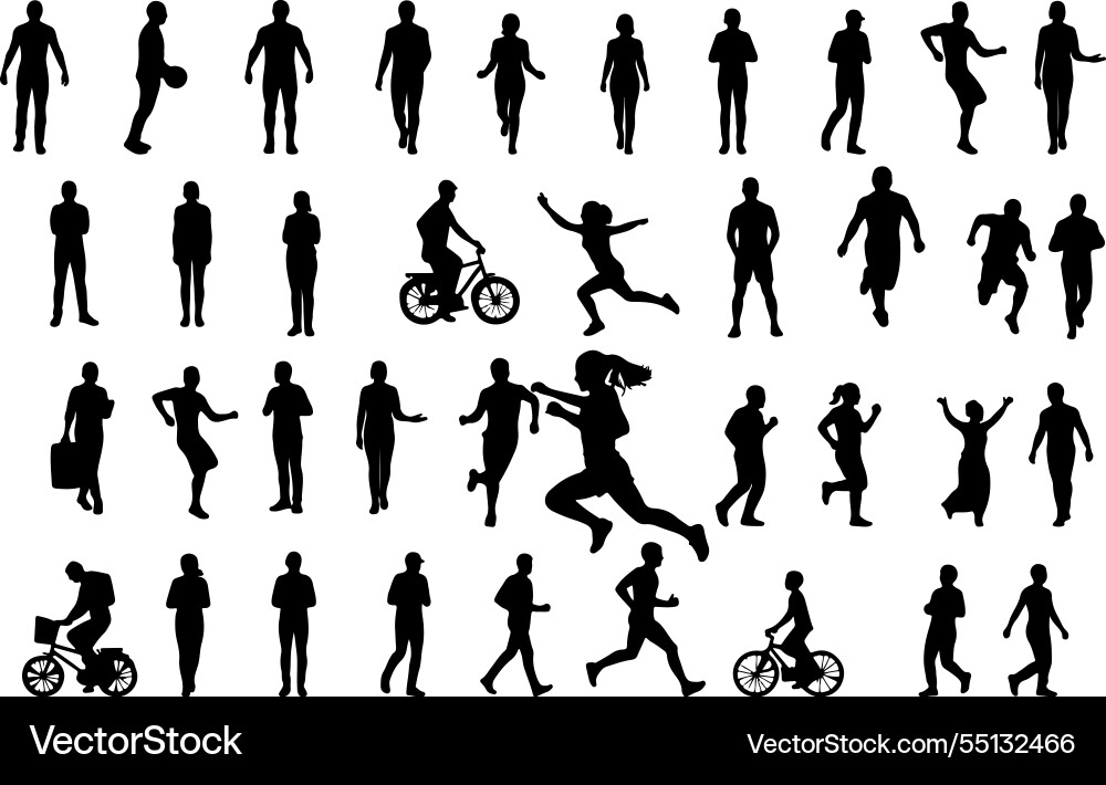Diverse human activity Royalty Free Vector Image