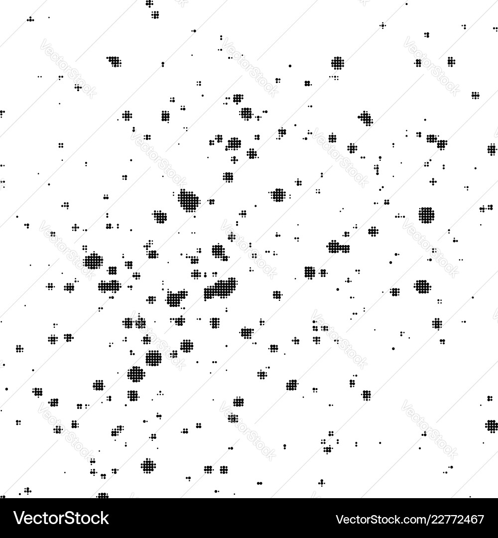 Abstract halftone grunge background texture Vector Image