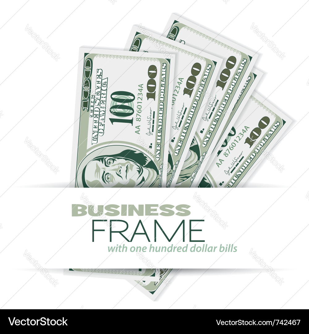 Business frame Royalty Free Vector Image - VectorStock