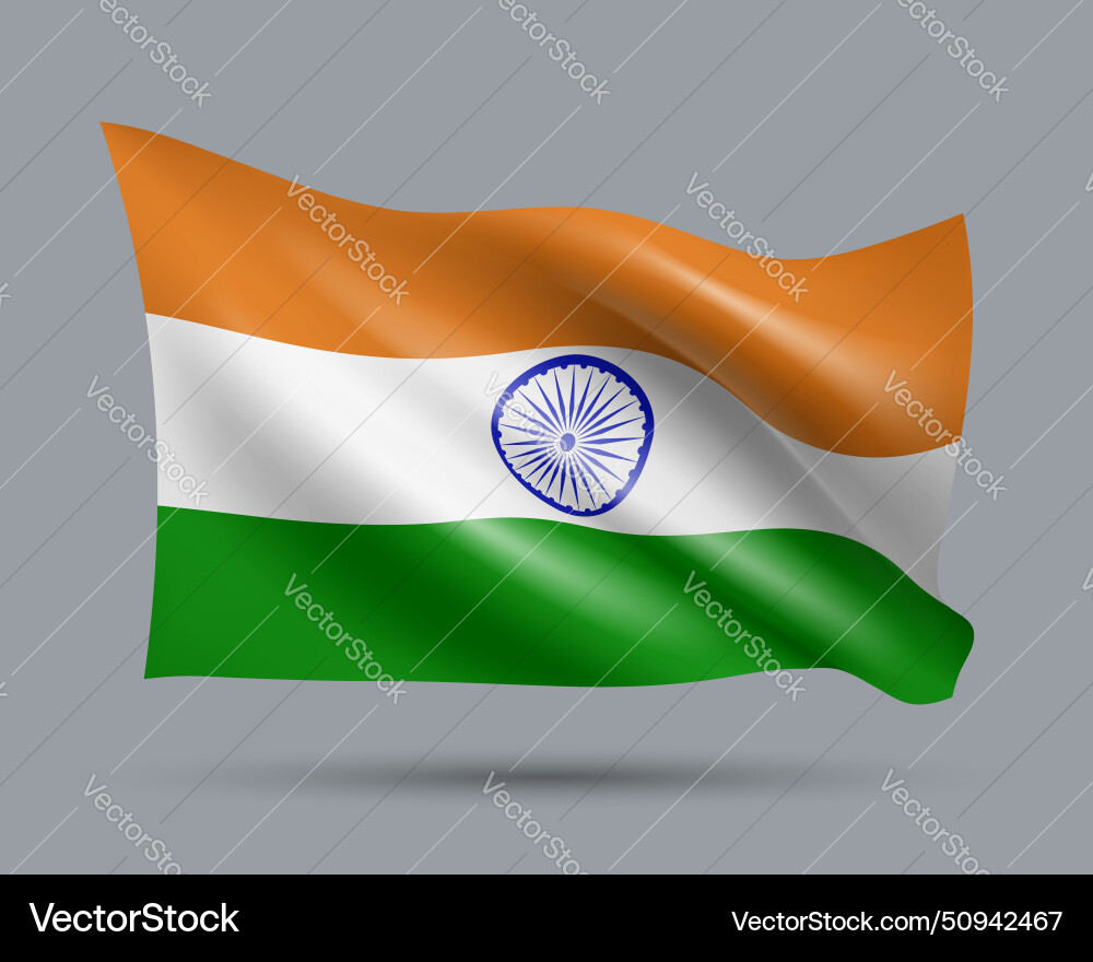 India flag Royalty Free Vector Image - VectorStock