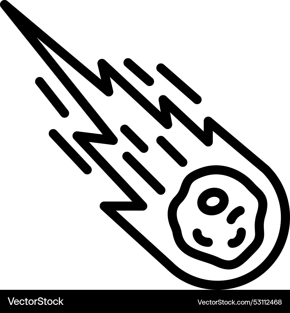 Comet Royalty Free Vector Image - VectorStock