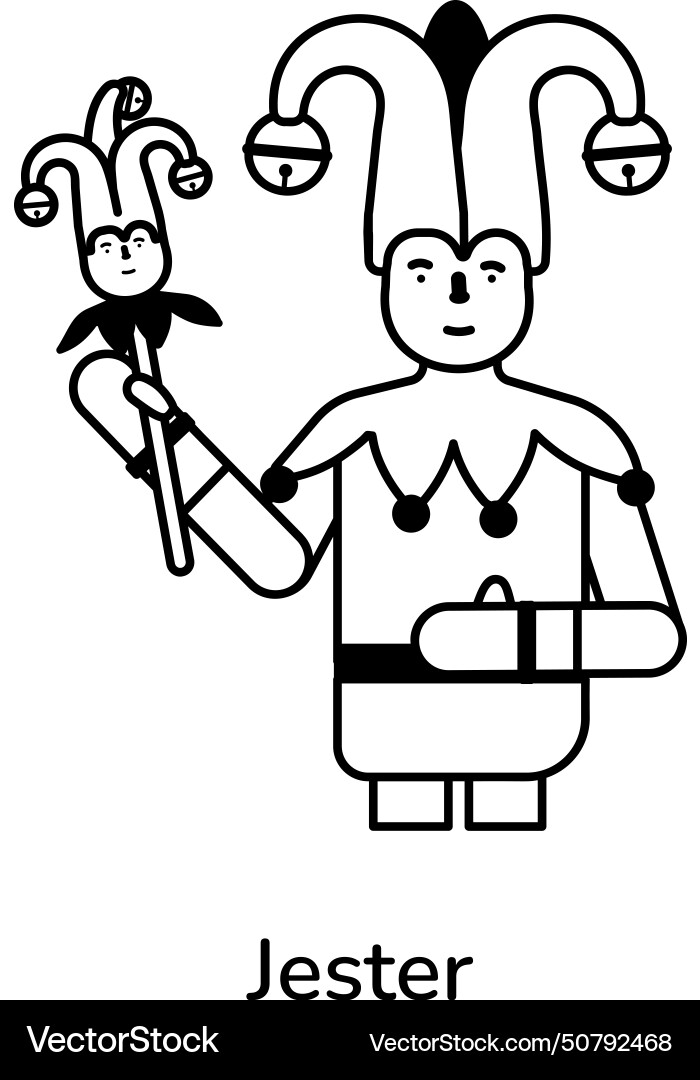 Jester Royalty Free Vector Image - VectorStock