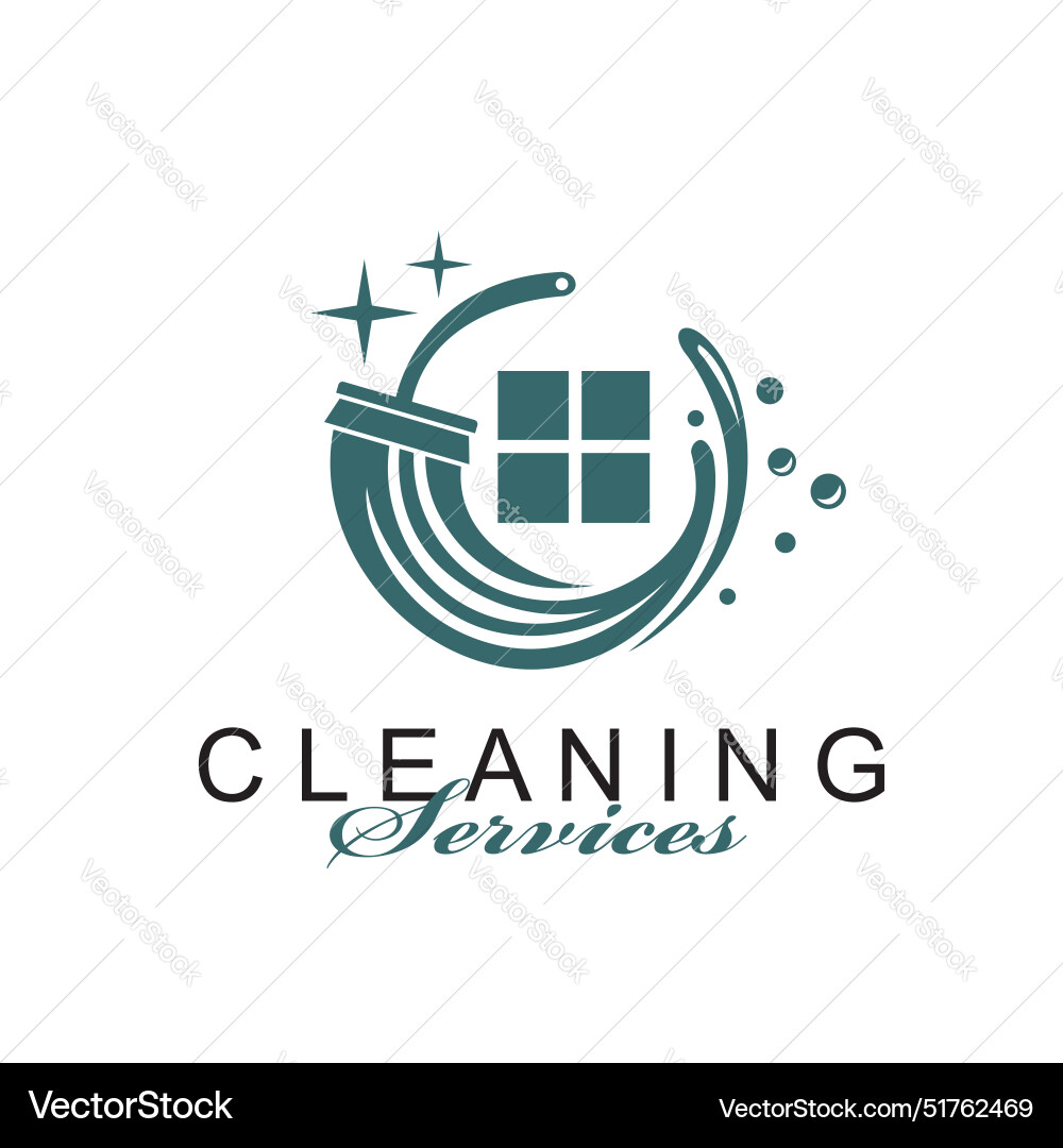 Cleaning service design Royalty Free Vector Image