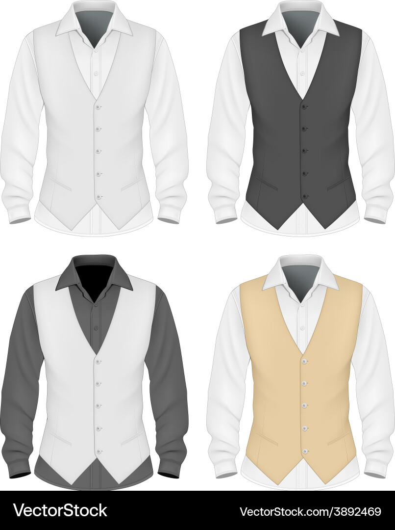 Formal wear for men Royalty Free Vector Image - VectorStock