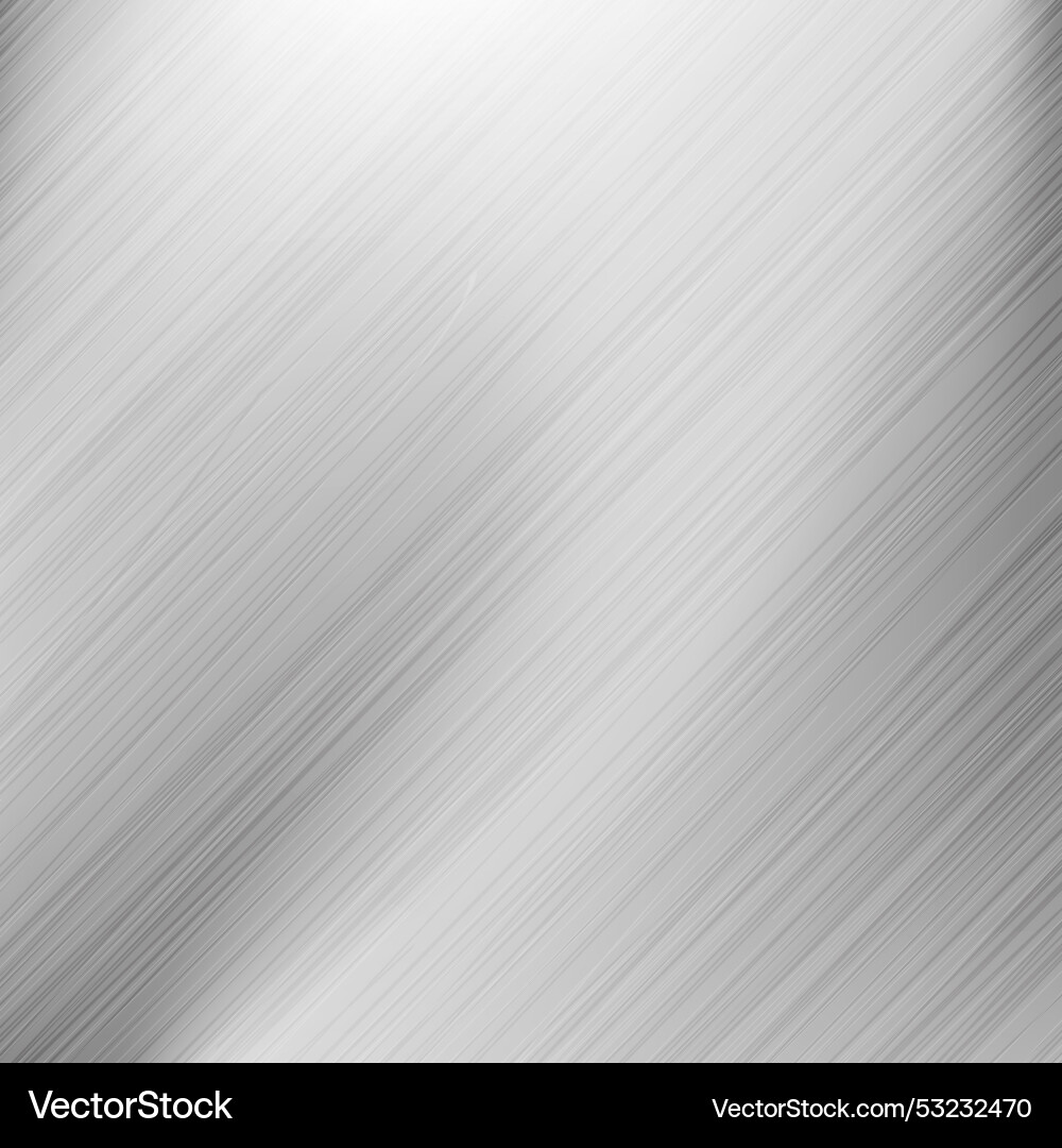 Metal texture realistic stainless steel surface Vector Image