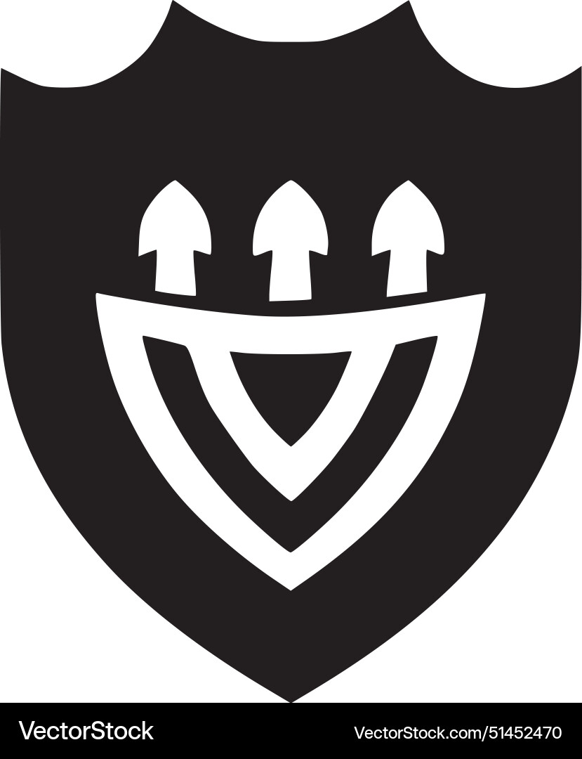 Shield - high quality logo - ideal for t-shirt Vector Image