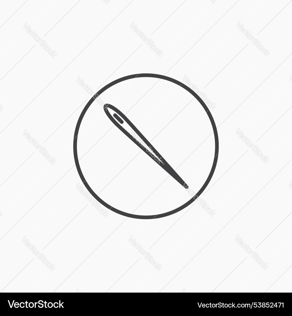 Needle icon set Royalty Free Vector Image - VectorStock