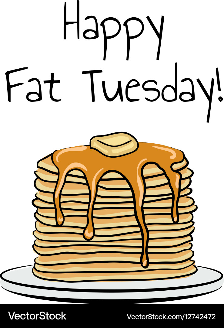 Fat tuesday Royalty Free Vector Image - VectorStock